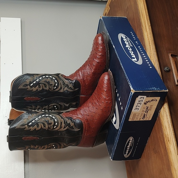 Lucchese | Shoes | Lucchese Ostrich Boots | Poshmark